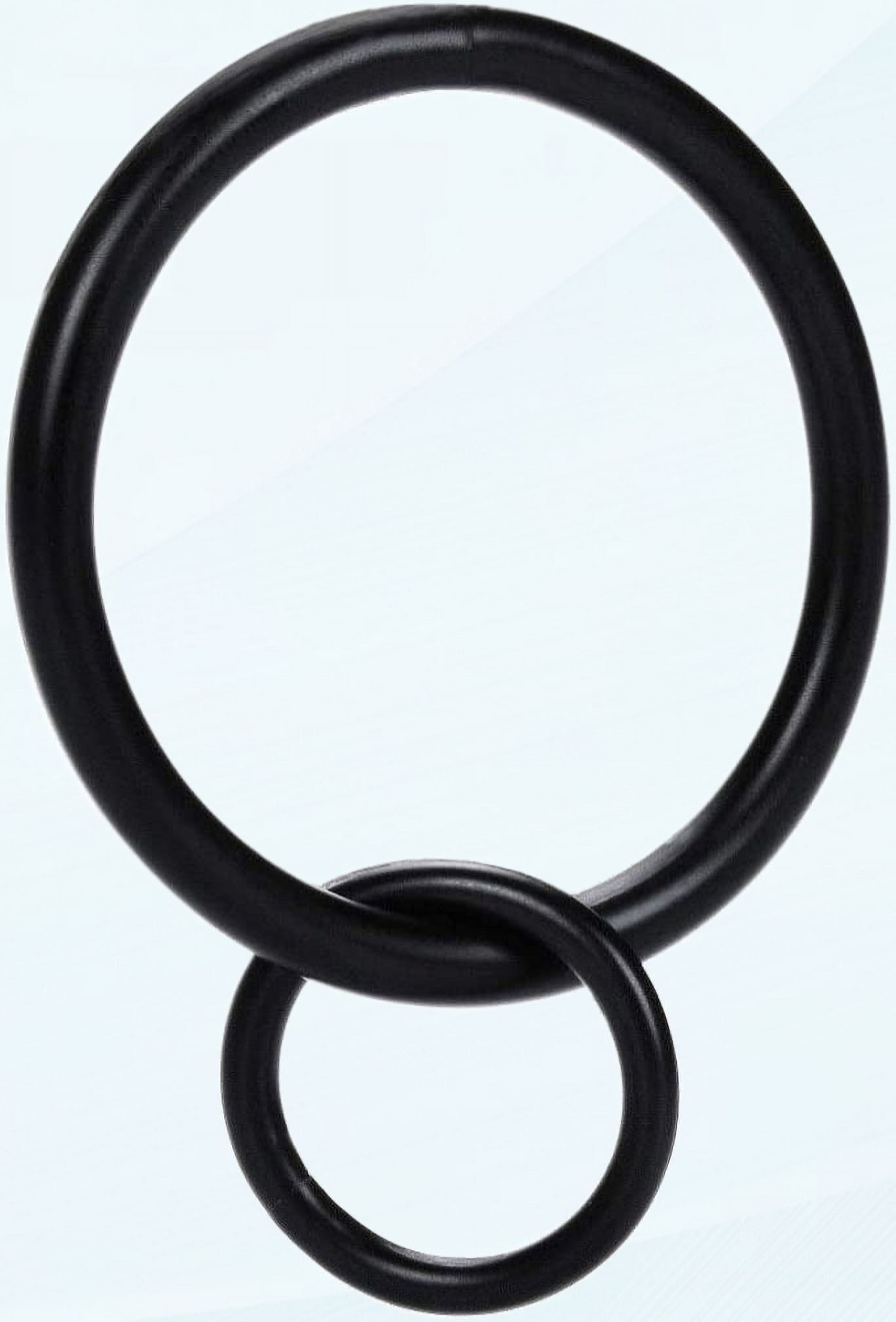 Loop Eyelet Curtain Ring for Drapery 2.0" Ring for Panel Pin Hooks,1.7 ...