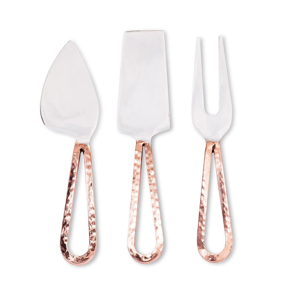 Loop Handle Cheese Knives. Set of 3. - Walmart.com