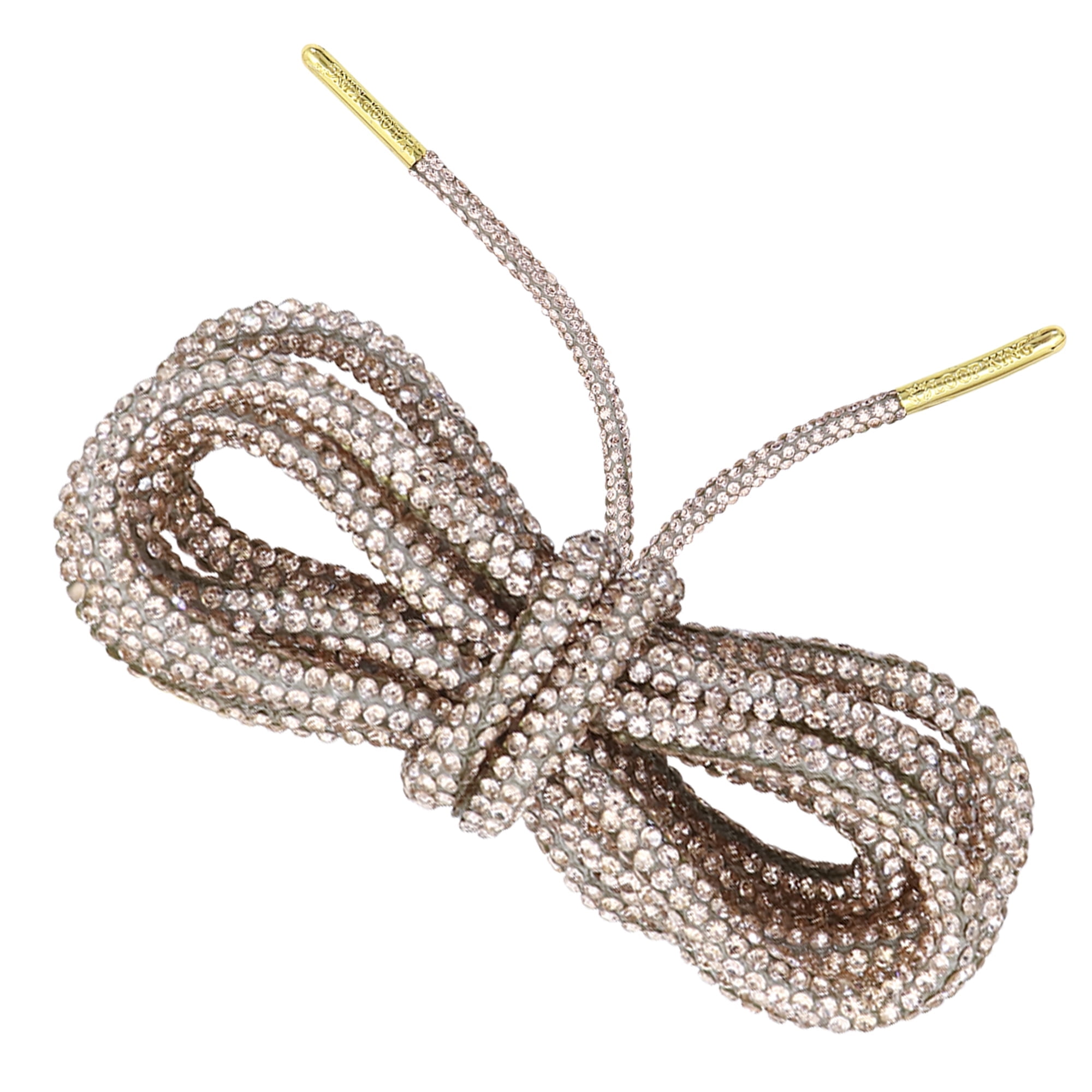 Loop King Laces 1 Pair Luxury Rope Diamond Champagne Shoe Laces with ...