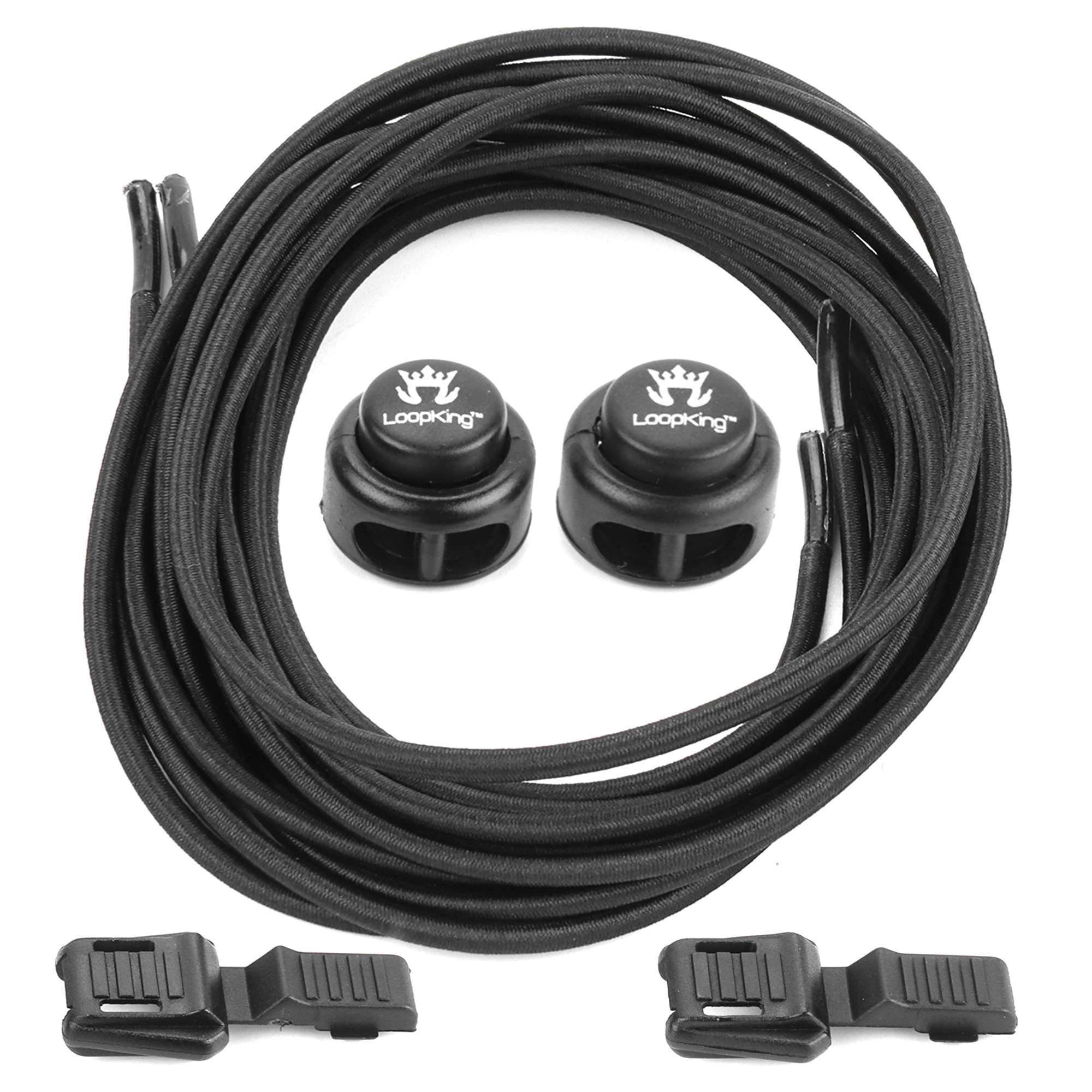 Loop King Laces Elastic Shoe Laces Tieless for Men Women Kids, 1 Pair ...