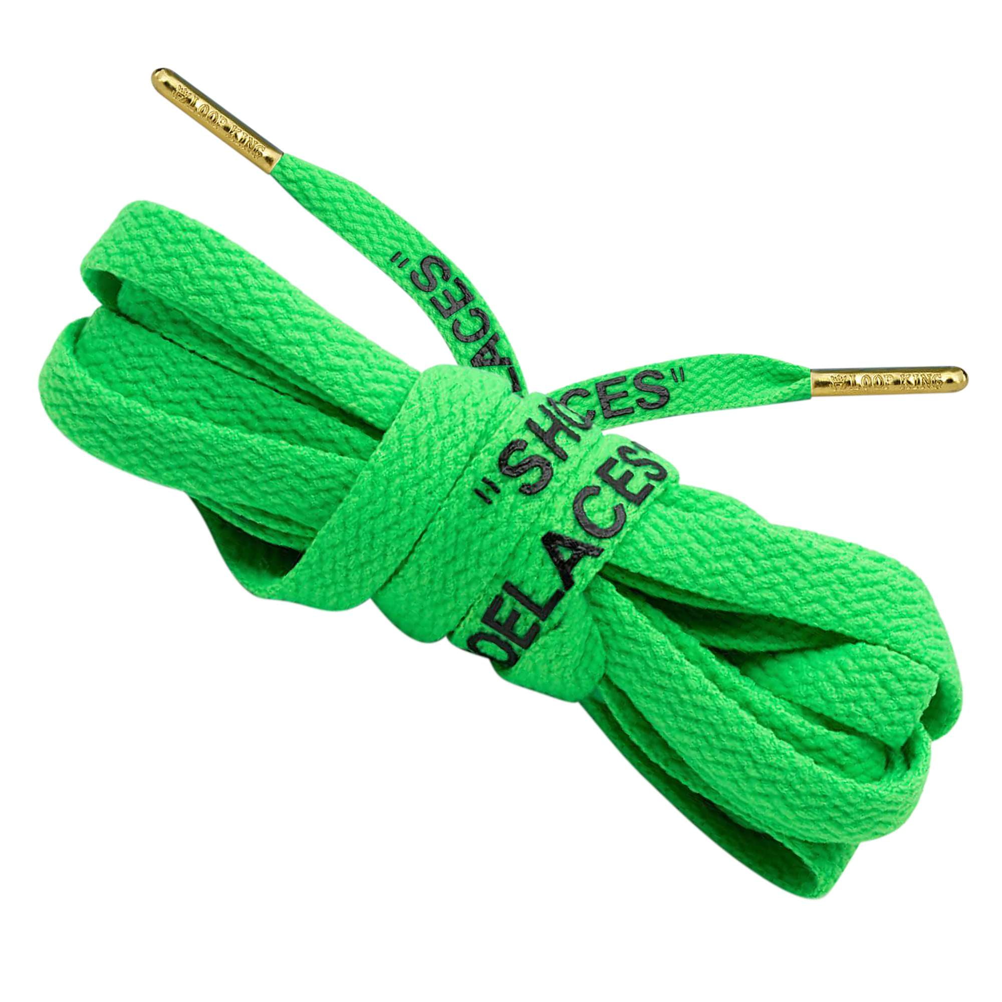 Loop King Laces Off White Shoe Laces with Metal Aglet Tips for Men ...