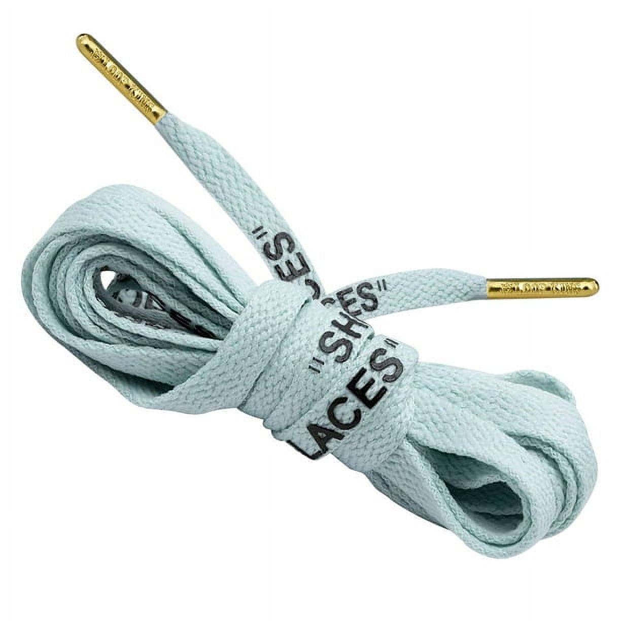 Loop King Laces Off White Shoe Laces with Metal Aglet Tips for Men ...