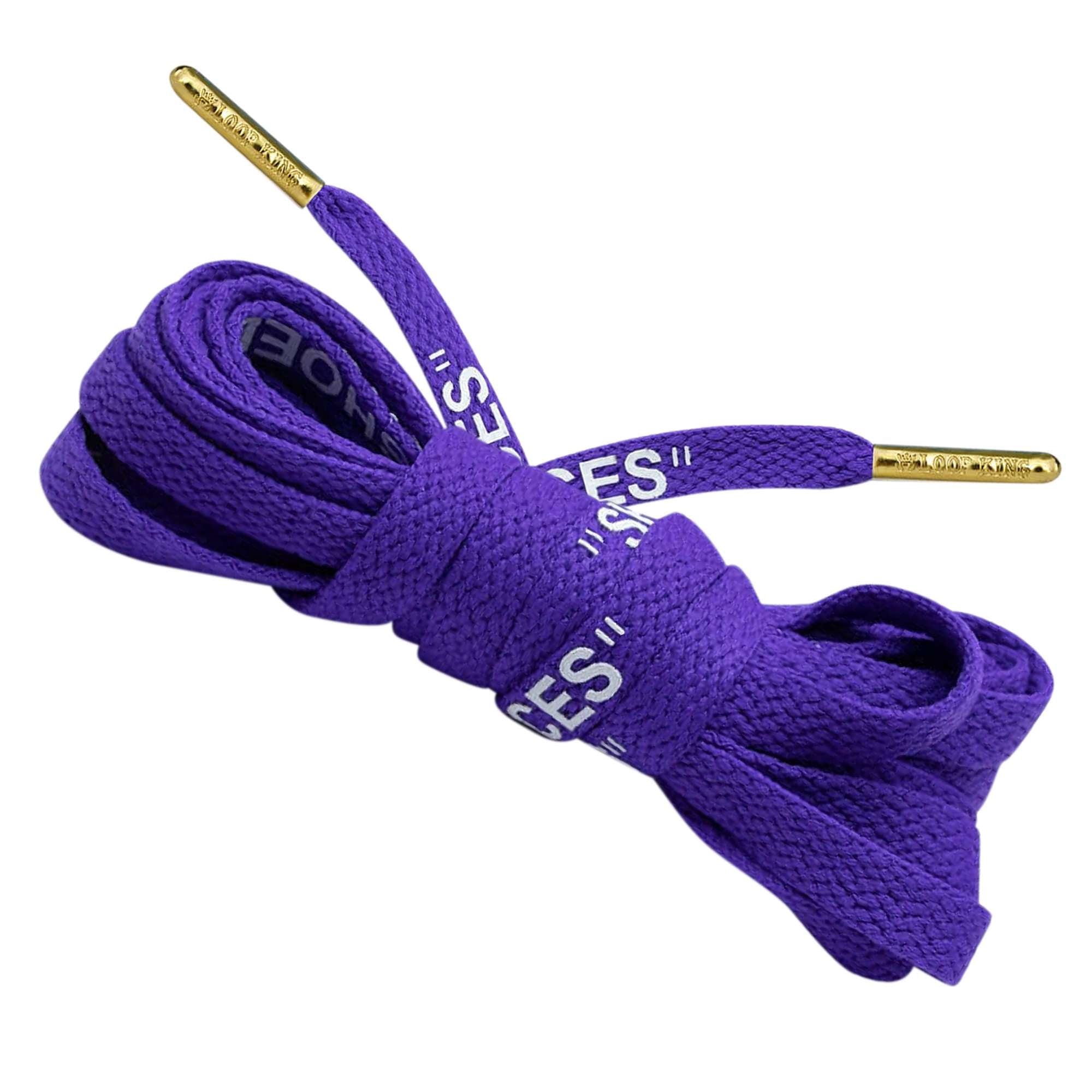 Loop King Laces Off White Shoe Laces with Metal Aglet Tips for Men ...