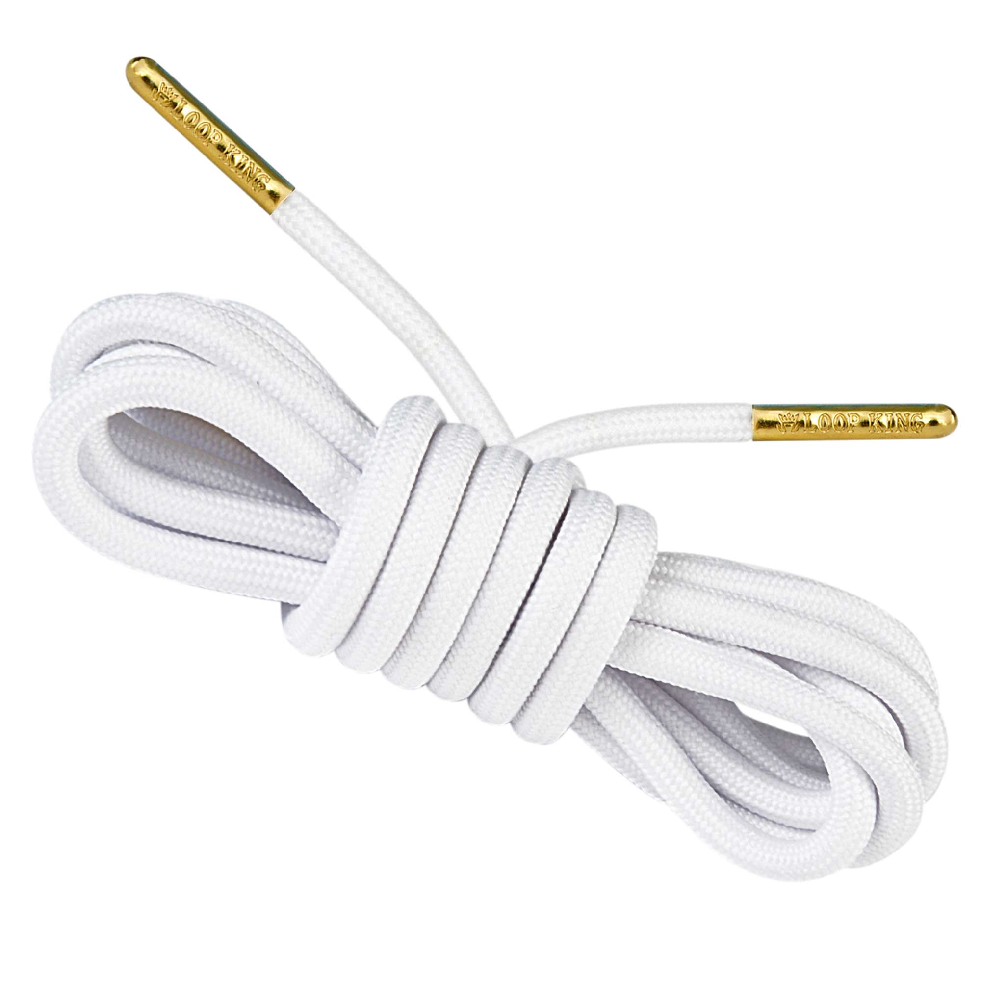 Loop King Laces Rope Shoe Laces with Metal Aglet Tips for Men Women ...