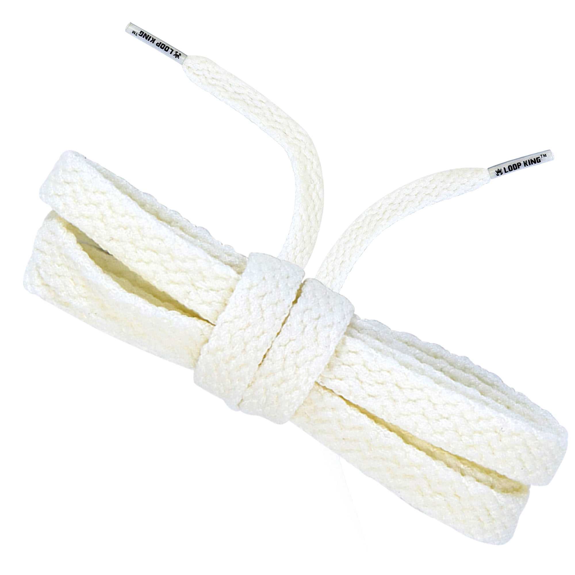 Loop King Shoe Laces- Premium Flat Cotton Laces for Sneakers with ...