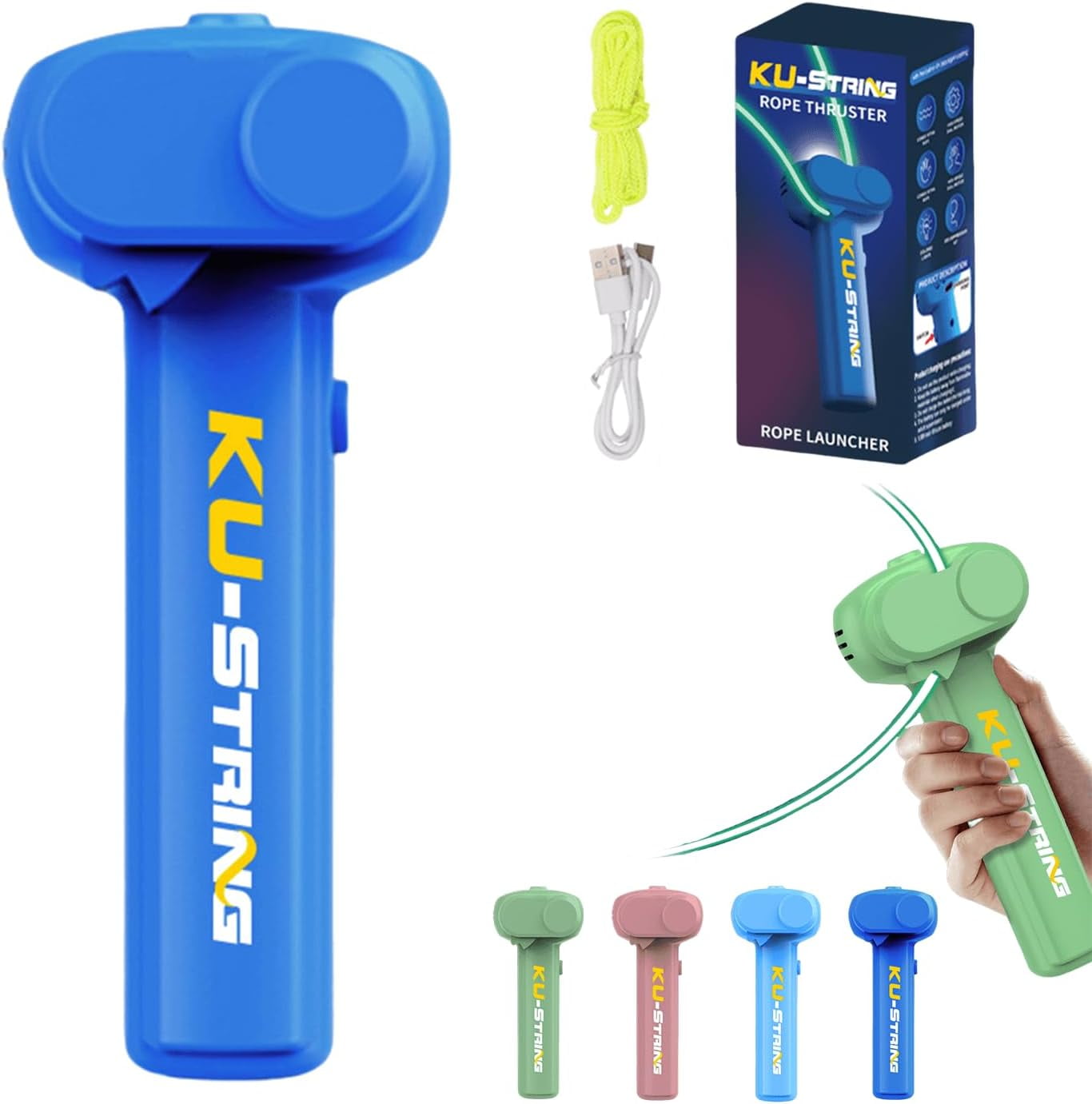 Loop Lasso Glow In The Darkglow In The Dark Loop Rope Launcher Propeller Rope Launcher String
