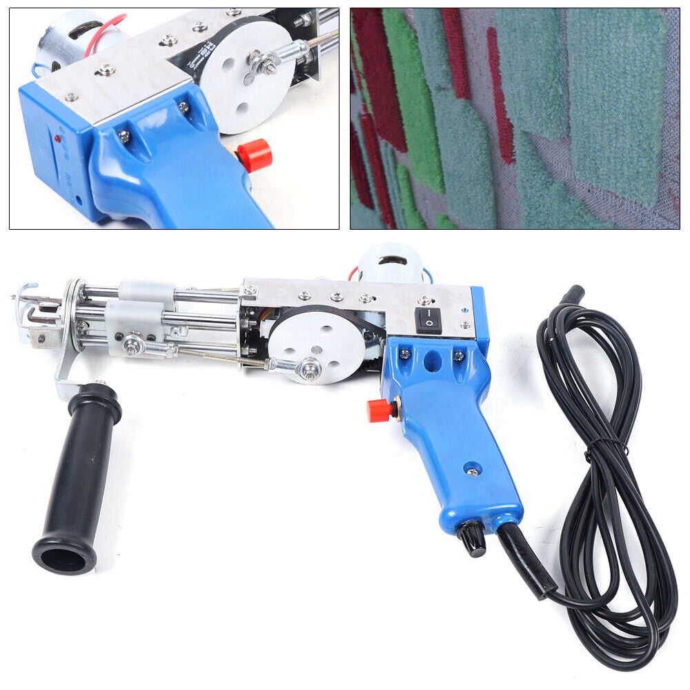 Loop Pile Carpet Rug Weaving Machine Handheld Gun Rug Flocking 10000RPM ...