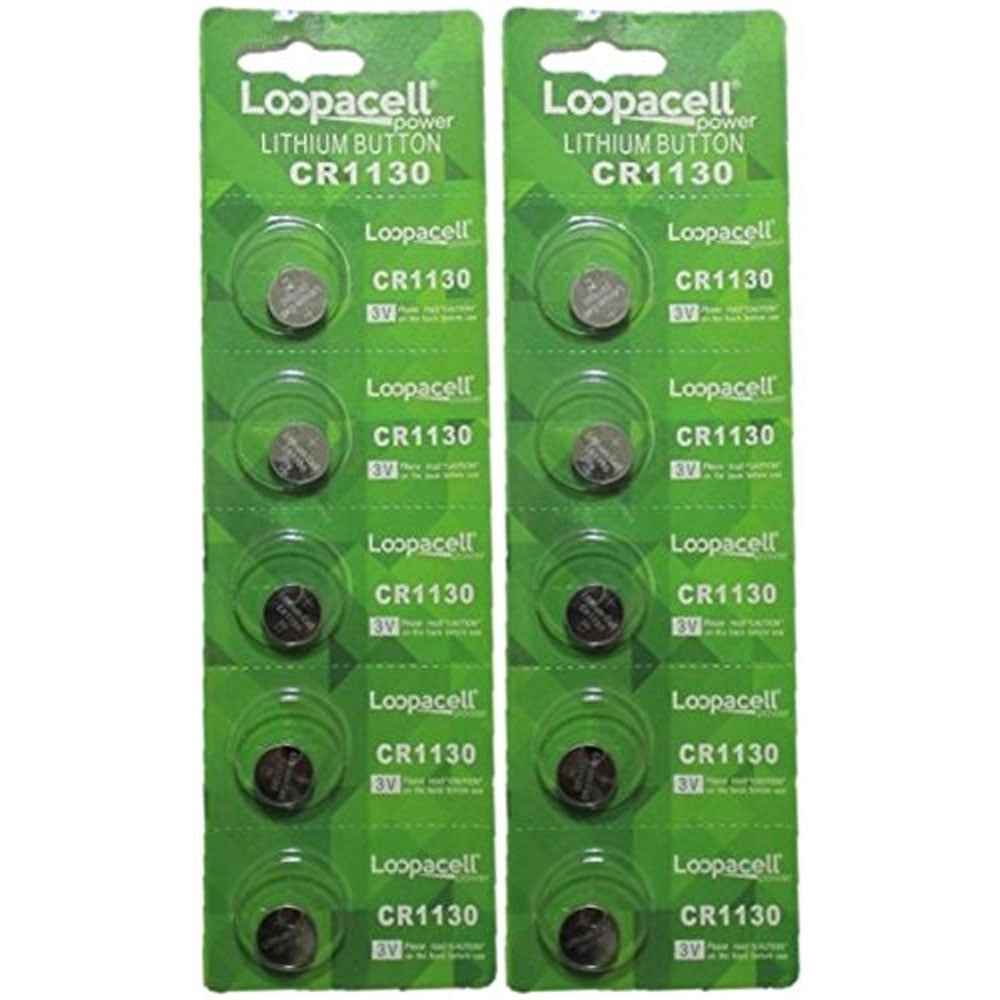 Loopacell 10 CR1130 Lithium 3 Volt Cell Batteries - Walmart.com