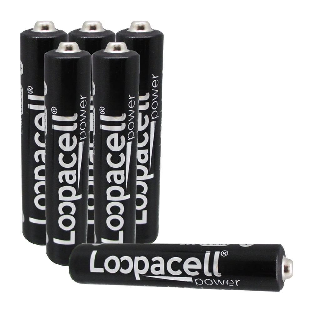Loopacell 6 New AAAA 1.5 Volt Alkaline Batteries - Walmart.com