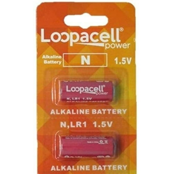 Loopacell E90 N LR1 Alkaline 1.5V 2 Batteries - Walmart Business Supplies