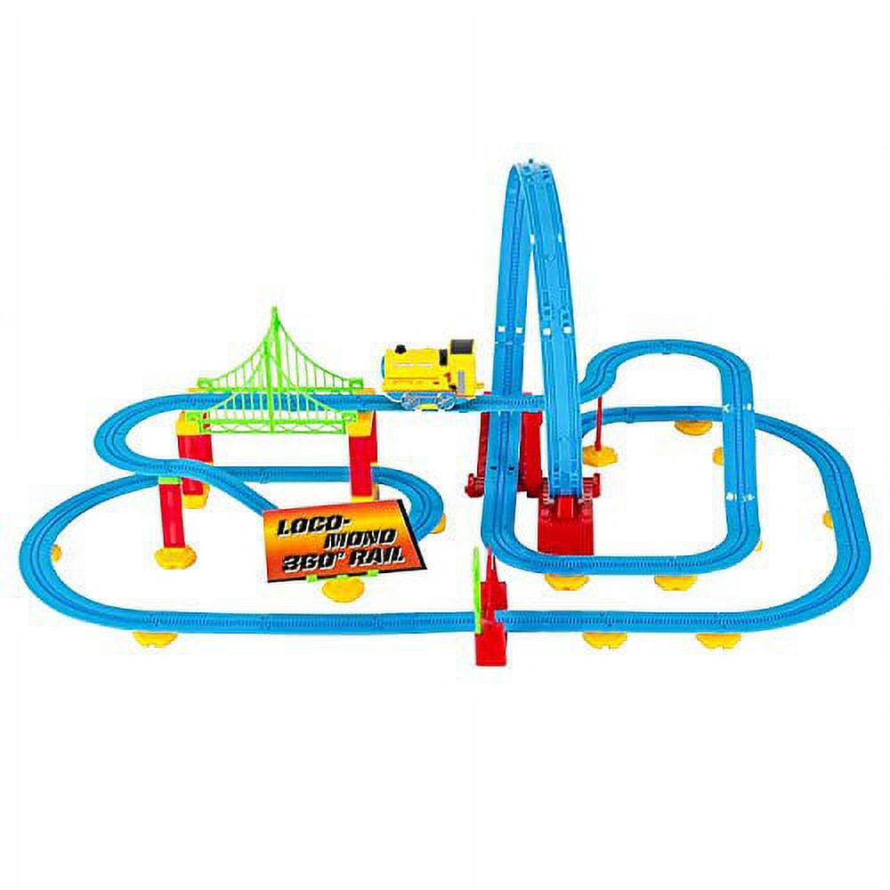 Looping Train Coaster Building Set - 82 Pieces - Walmart.com