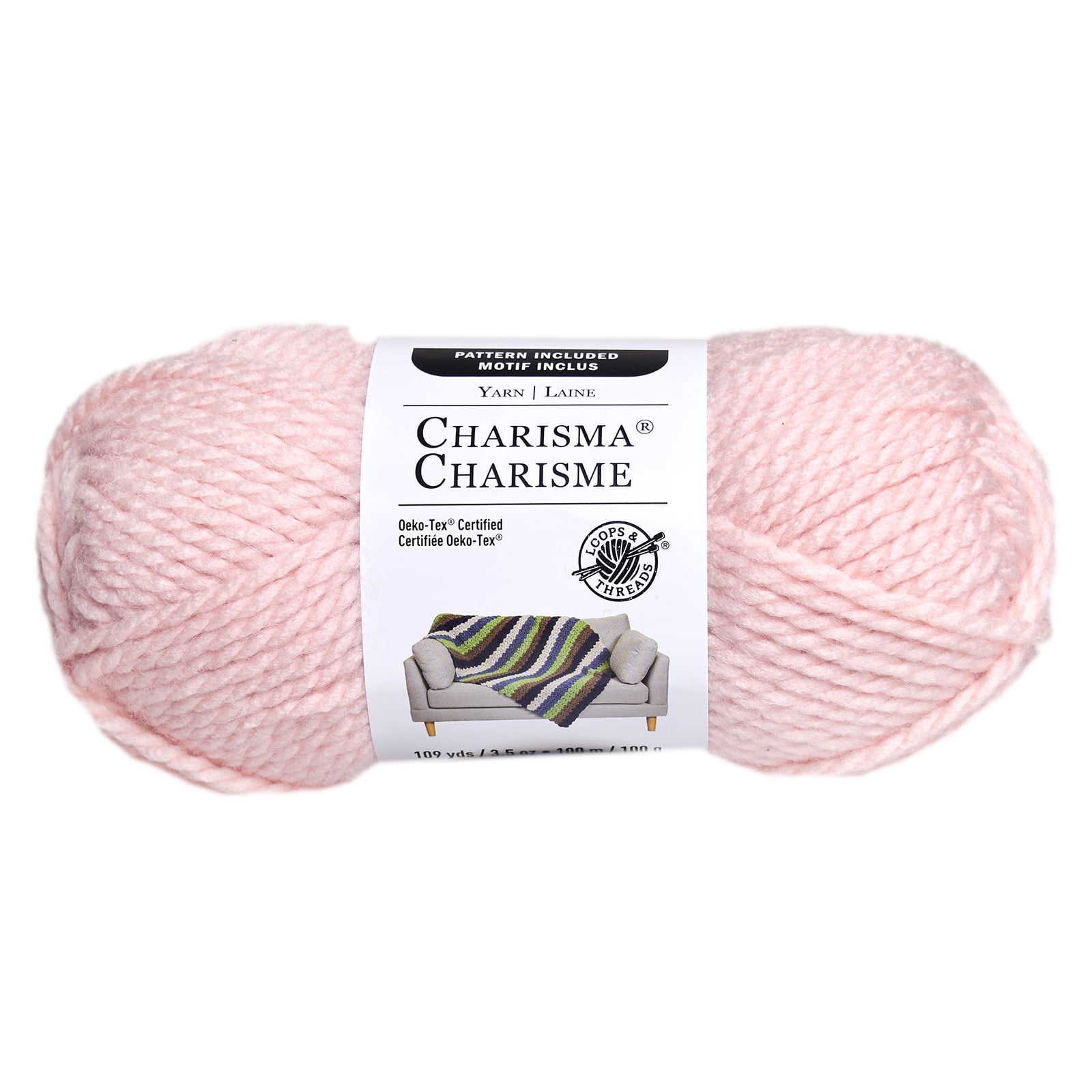 Loops & Threads Charisma Yarn - Multicolor Yarn for Knitting - Crochet ...