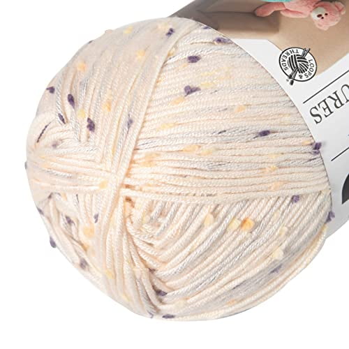 Loops & Threads Flecks Yarn - Yarn for Knitting, Crochet, Weaving, Arts ...