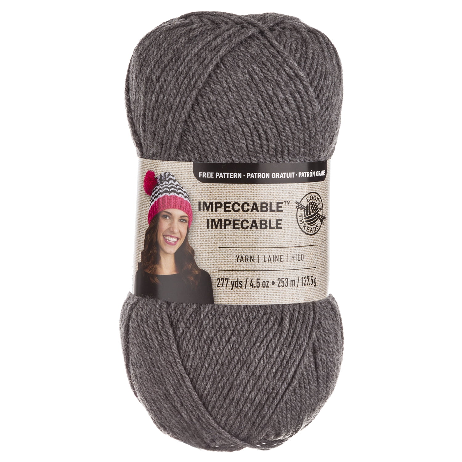 Loops & Threads Impeccable Solid Yarn - Solid Yarn for Knitting ...