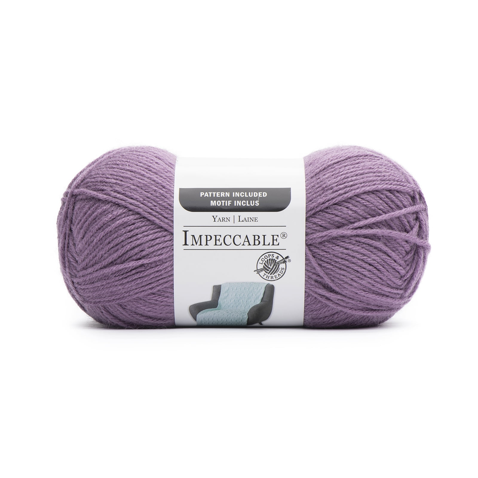 Loops & Threads Impeccable Solid Yarn - Solid Yarn for Knitting ...