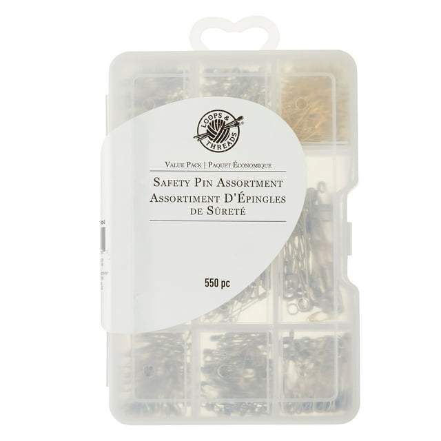 Loops & Threads™ Safety Pin Assortment - Walmart.com