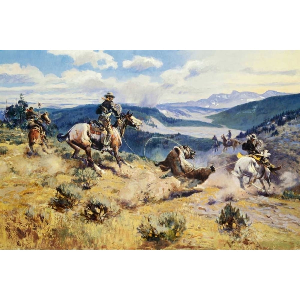 Loops and Swift Horses Are Surer Than Lead Poster Print by Charles M ...