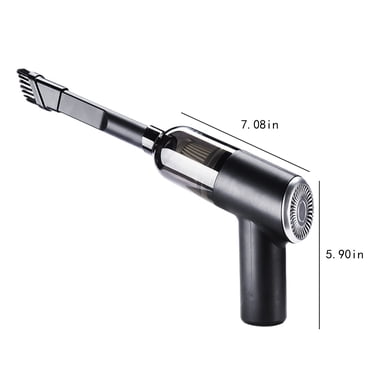 QTOCIO Handheld Vacuum, Cordless Car Vacuum With Powerful Suction, Mini ...