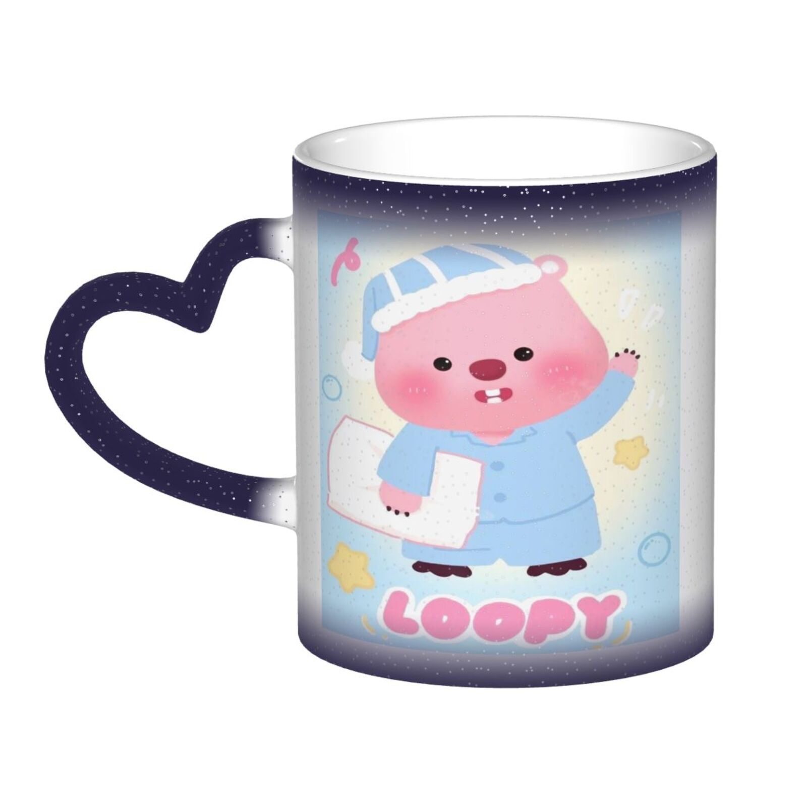 Loopy Mugs Color Changing Cup With Picture Heat Sensitive Cup Gift New ...