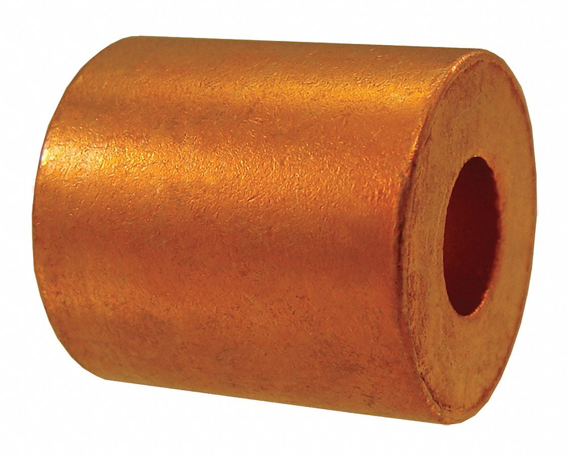Loos Wire Rope Stop Sleeve,3/16 in,Copper ST2-6 - Walmart.com