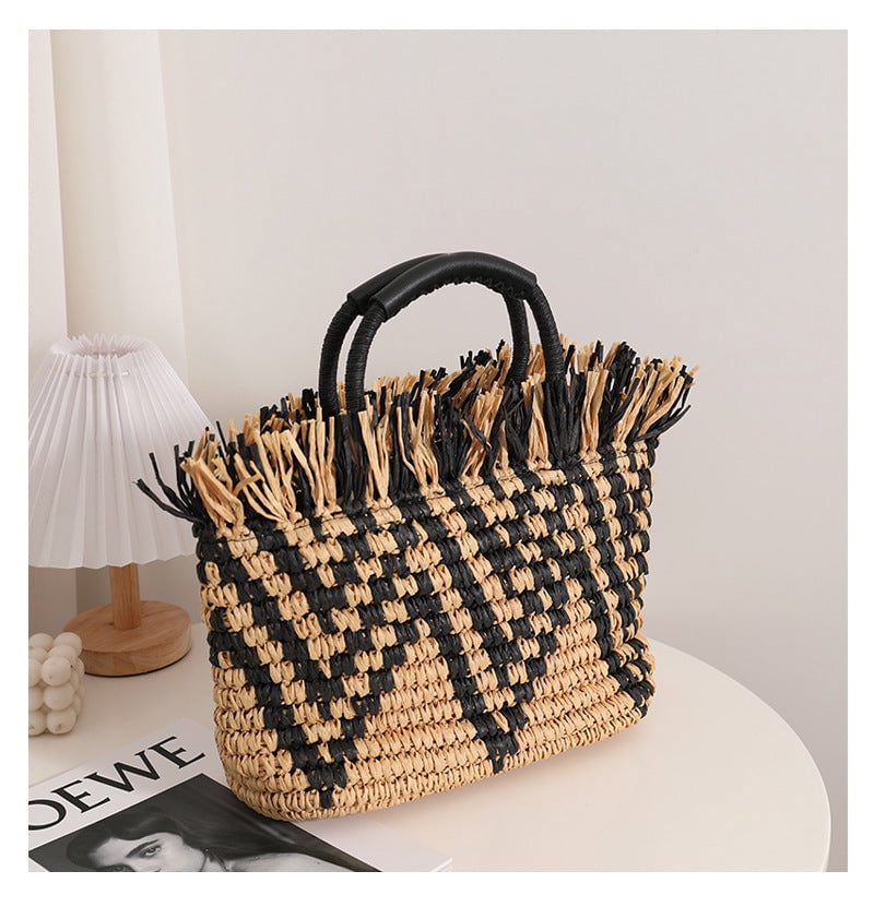 Loose Edge Straw Bag - Walmart.com