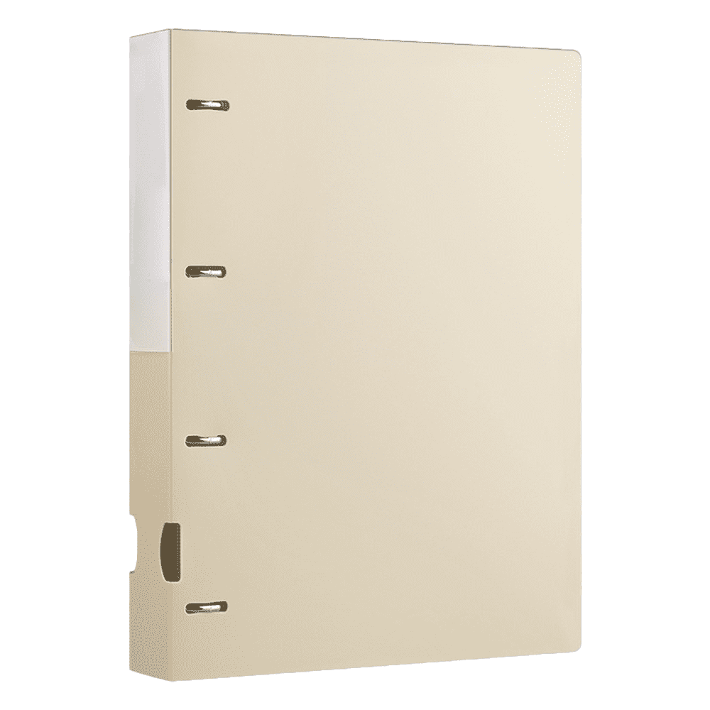 Loose Leaf Binder, A4, 2 Holes - Beige - Walmart.com