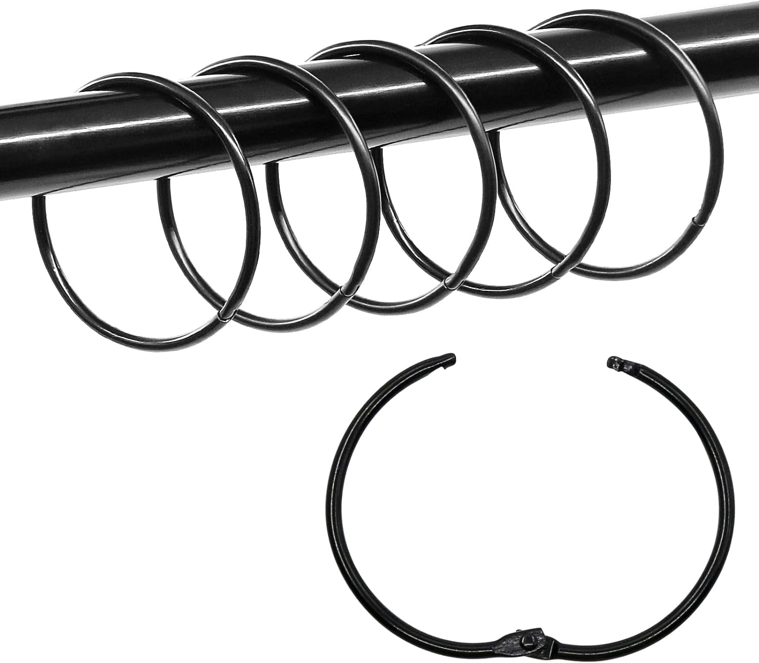 Loose Leaf Binder Book Rings - 36 Pcs 2 Inch Large Metal O Ring Binding ...