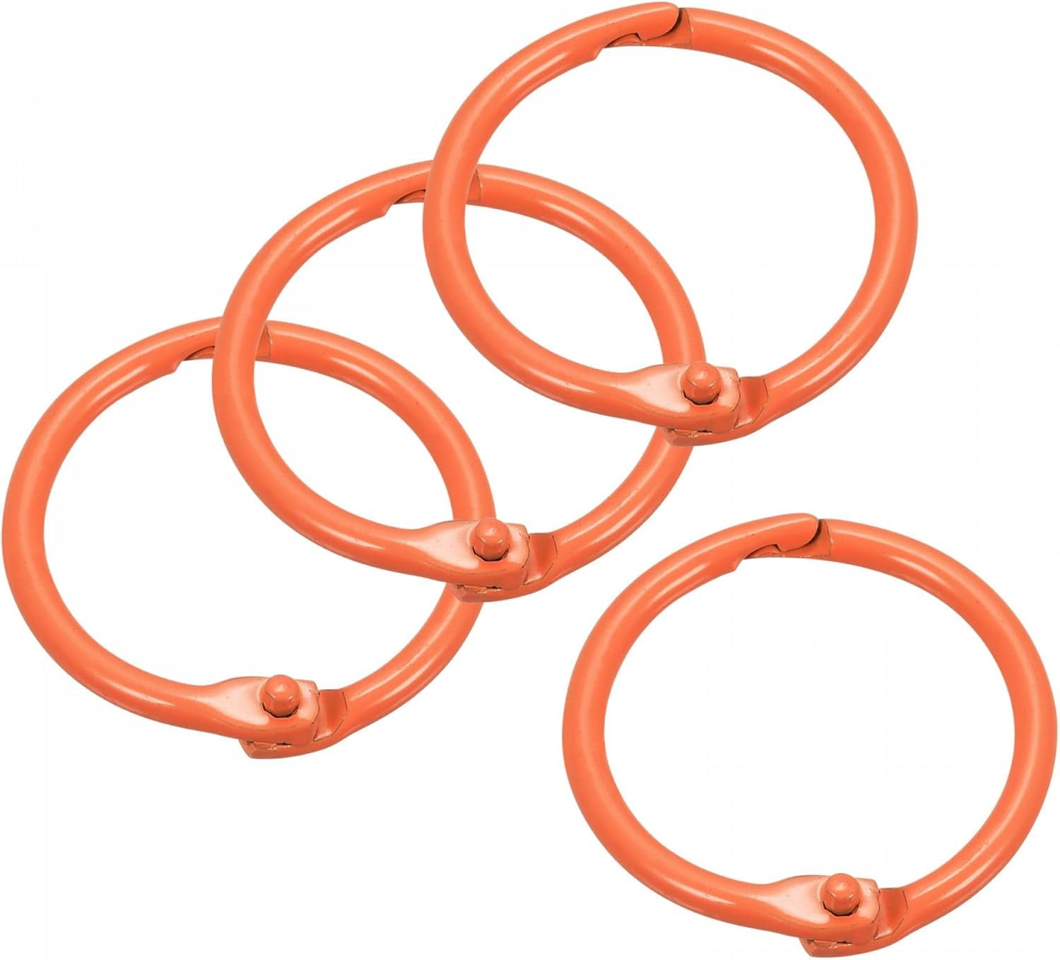 Loose-Leaf Binder Rings, 30mm/ 1.2 inch Metal Book Ring Key Holder for ...