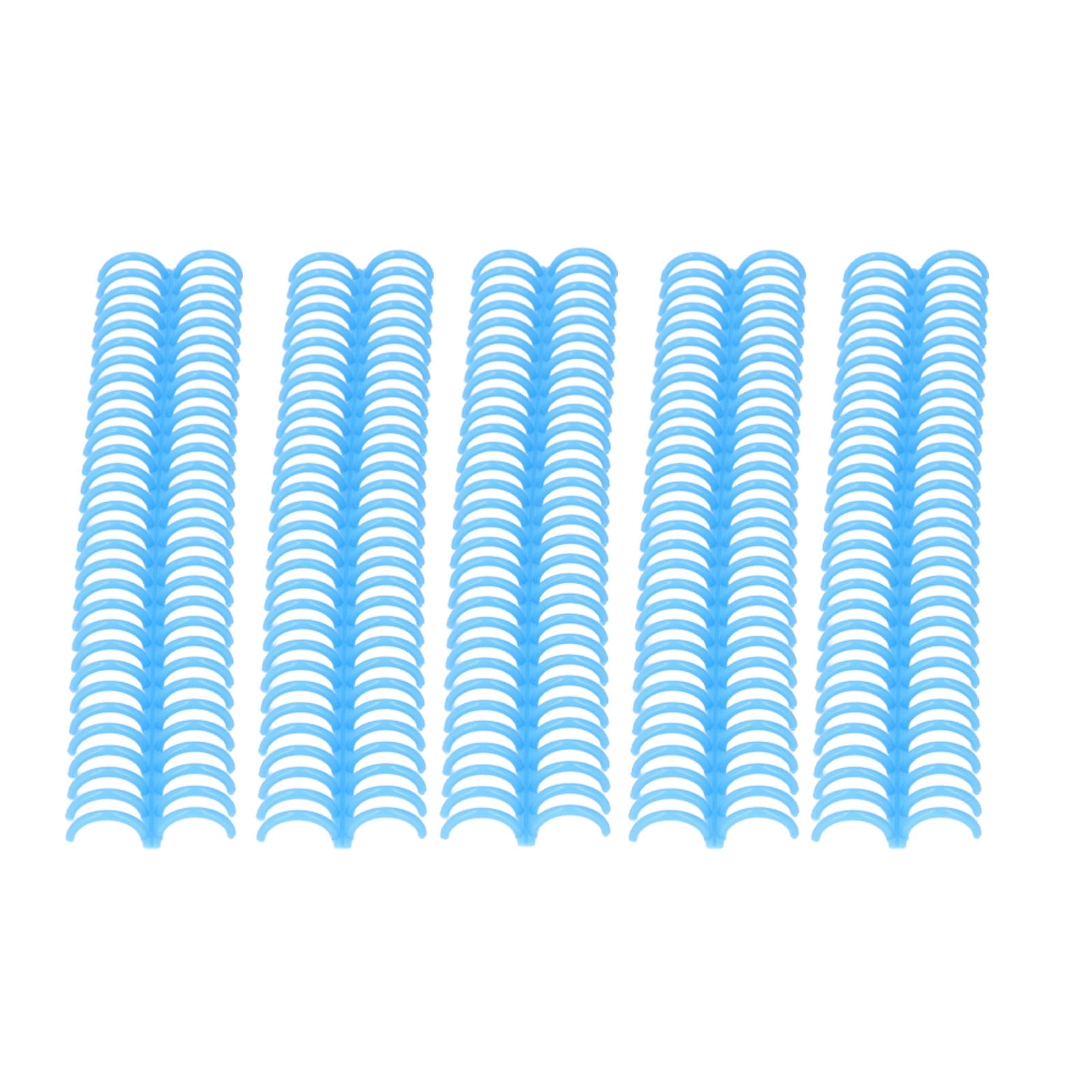 Loose Leaf Binding Spine,10 Pcs Loose Leaf Binding Spine 30 Holes 22mm ...