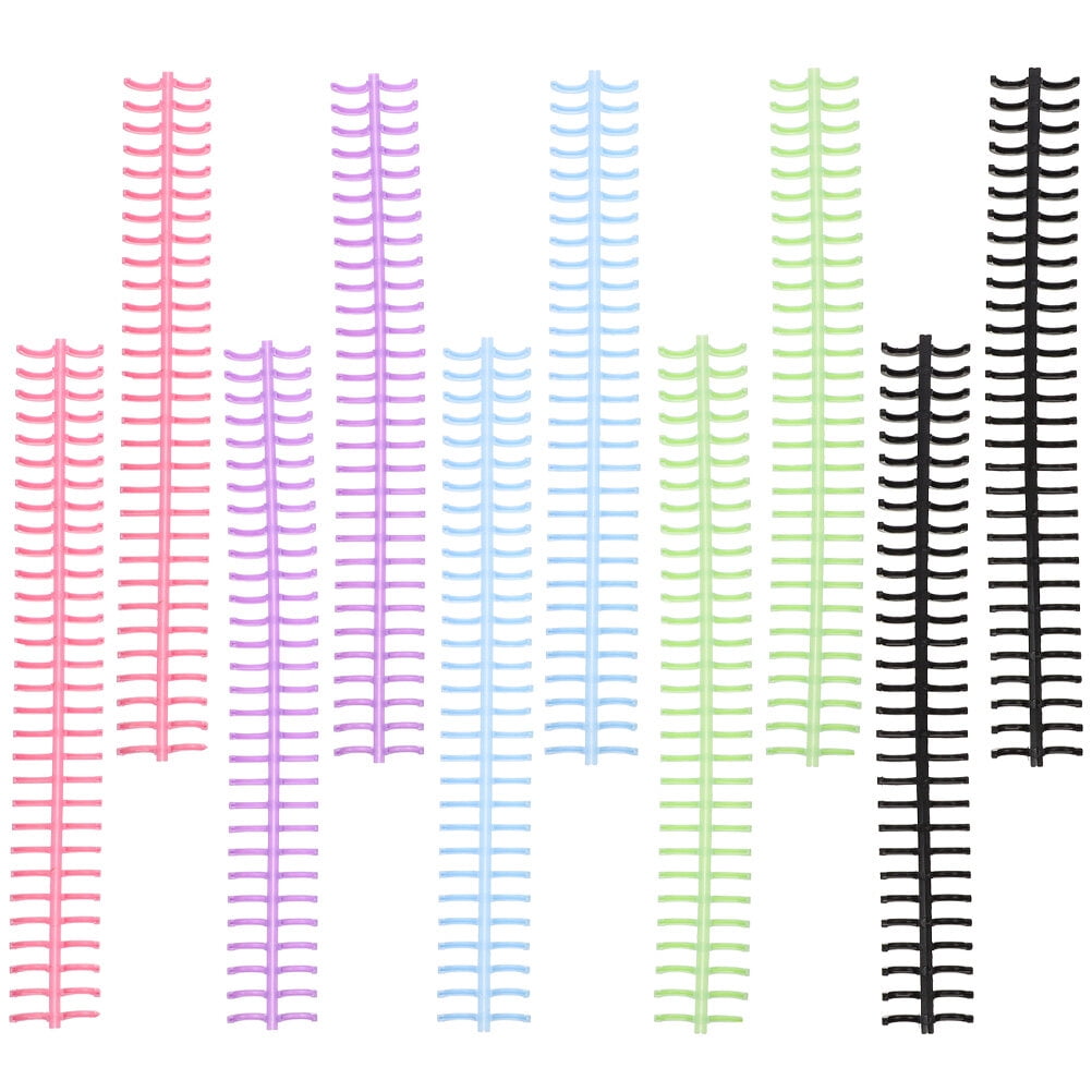 Loose-Leaf Coil Plastic Book Rings Abs Photo Album DIY Binding Spiral ...