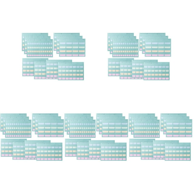 Loose Leaf Index Label 1580 Pcs School Sticky Tabs Multi-function Flags ...