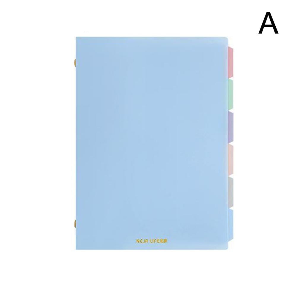 Loose-Leaf Notebook Inner Section Label Paper Pp Plastic GXAU Pa ...