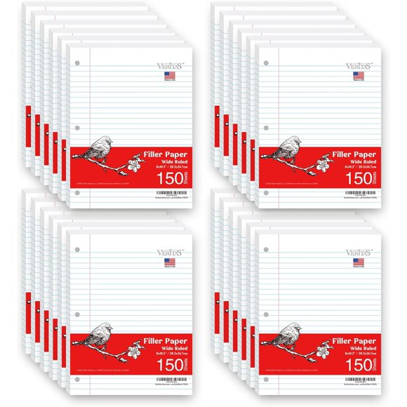 Loose Leaf Paper Wide Ruled