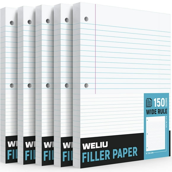 Wide Ruled Notebook Paper