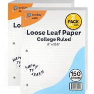 Norcom 5-Pack Filler Paper, 150 Sheets, College Ruled, 10.5" x 8 ...