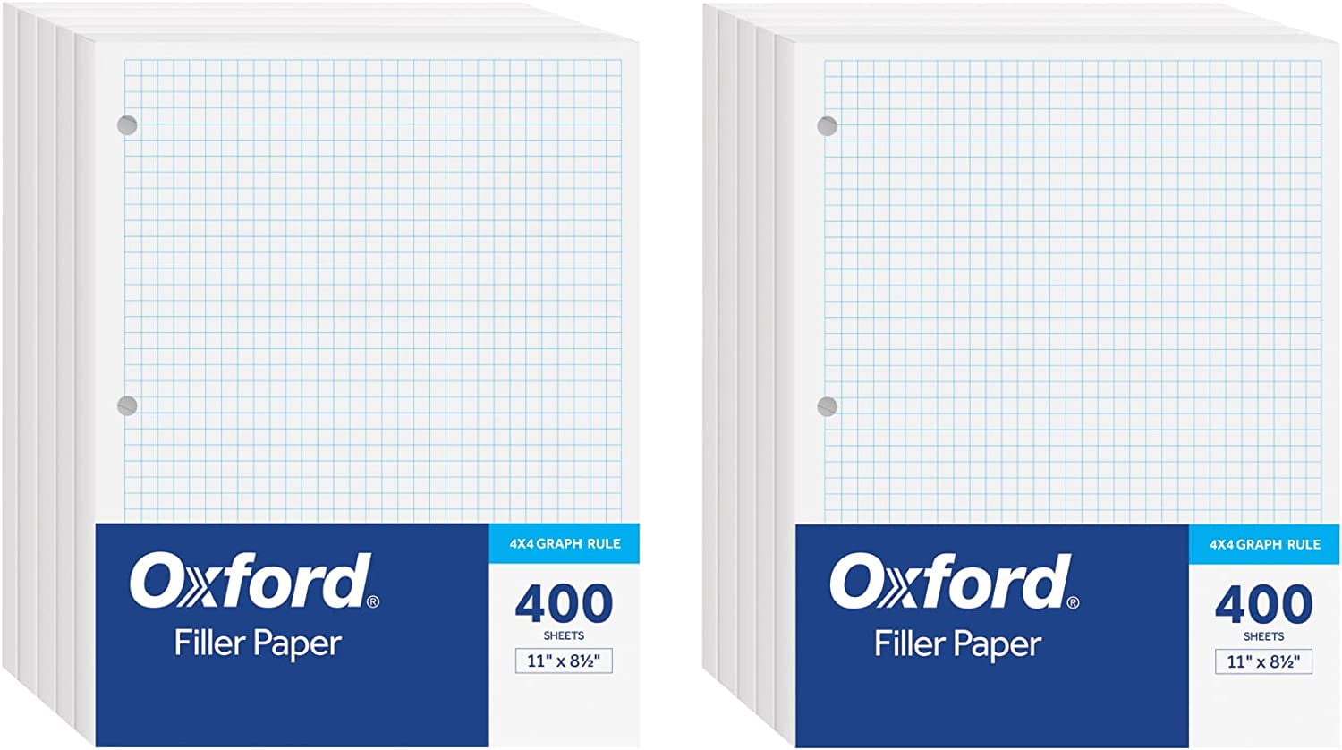 Loose Leaf Paper, Filler Paper Notebook Paper, 8-1/2" x 11", Graph Rule ...