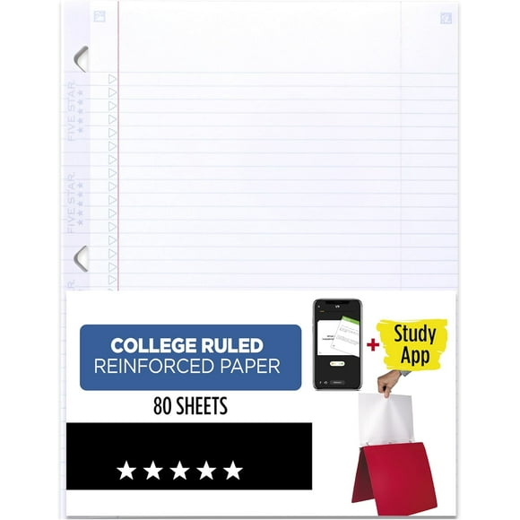 Reinforced College Ruled Paper