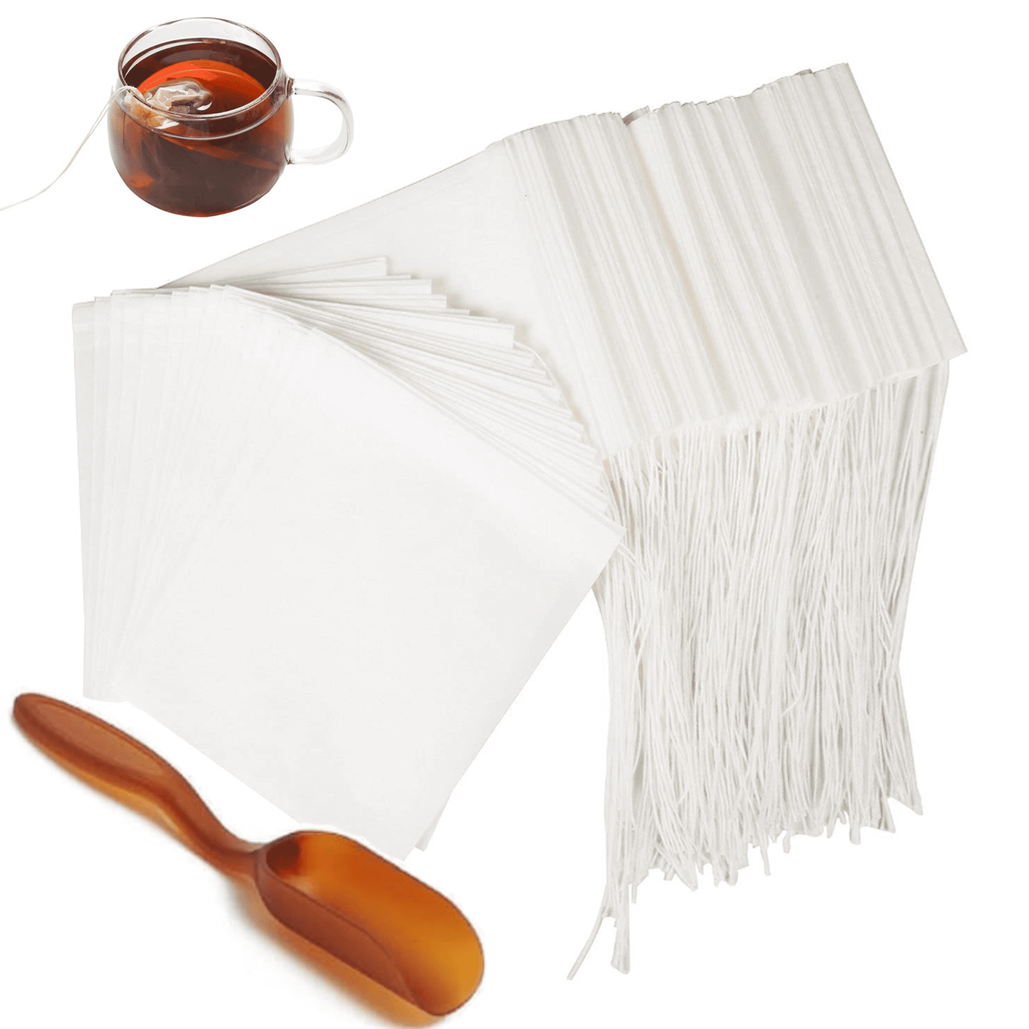 Loose Leaf Tea Filters, Disposable Tea Infuser, Steeps Hot Tea, Iced ...