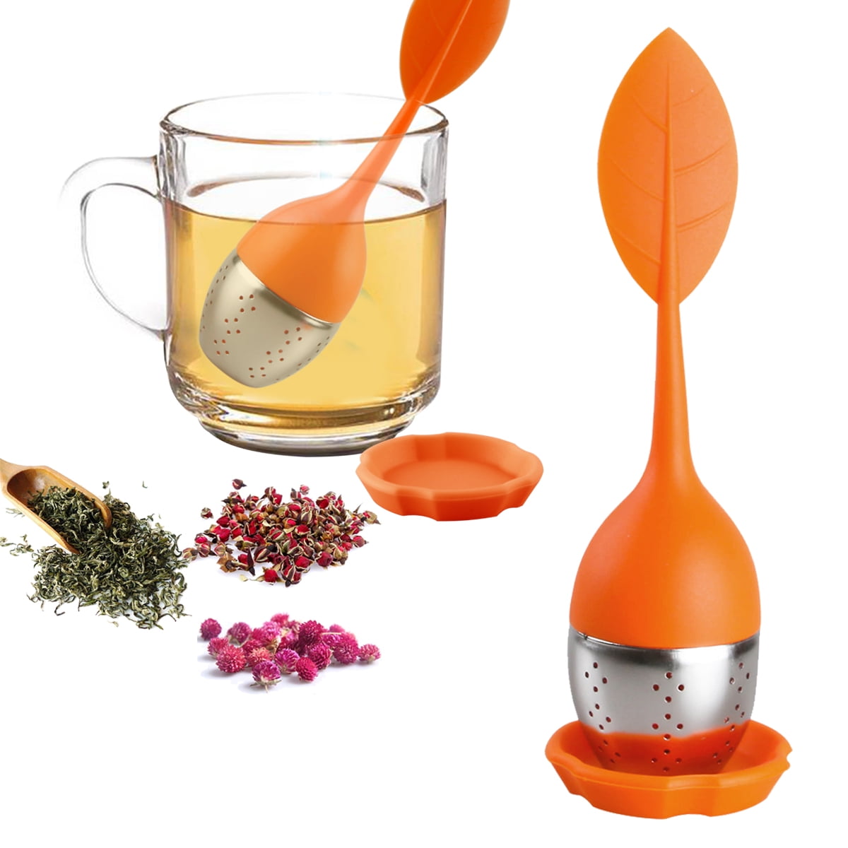 Loose Leaf Tea Infuser, Tea Strainer for Loose Tea Fine Mesh Tea Filter ...