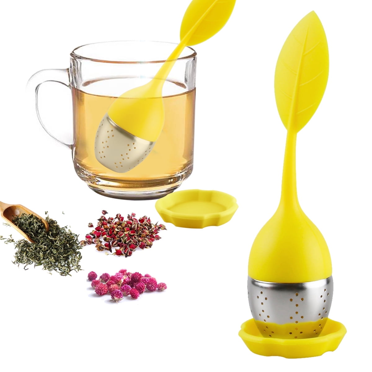 Loose Leaf Tea Infuser, Tea Strainer for Loose Tea Fine Mesh Tea Filter ...