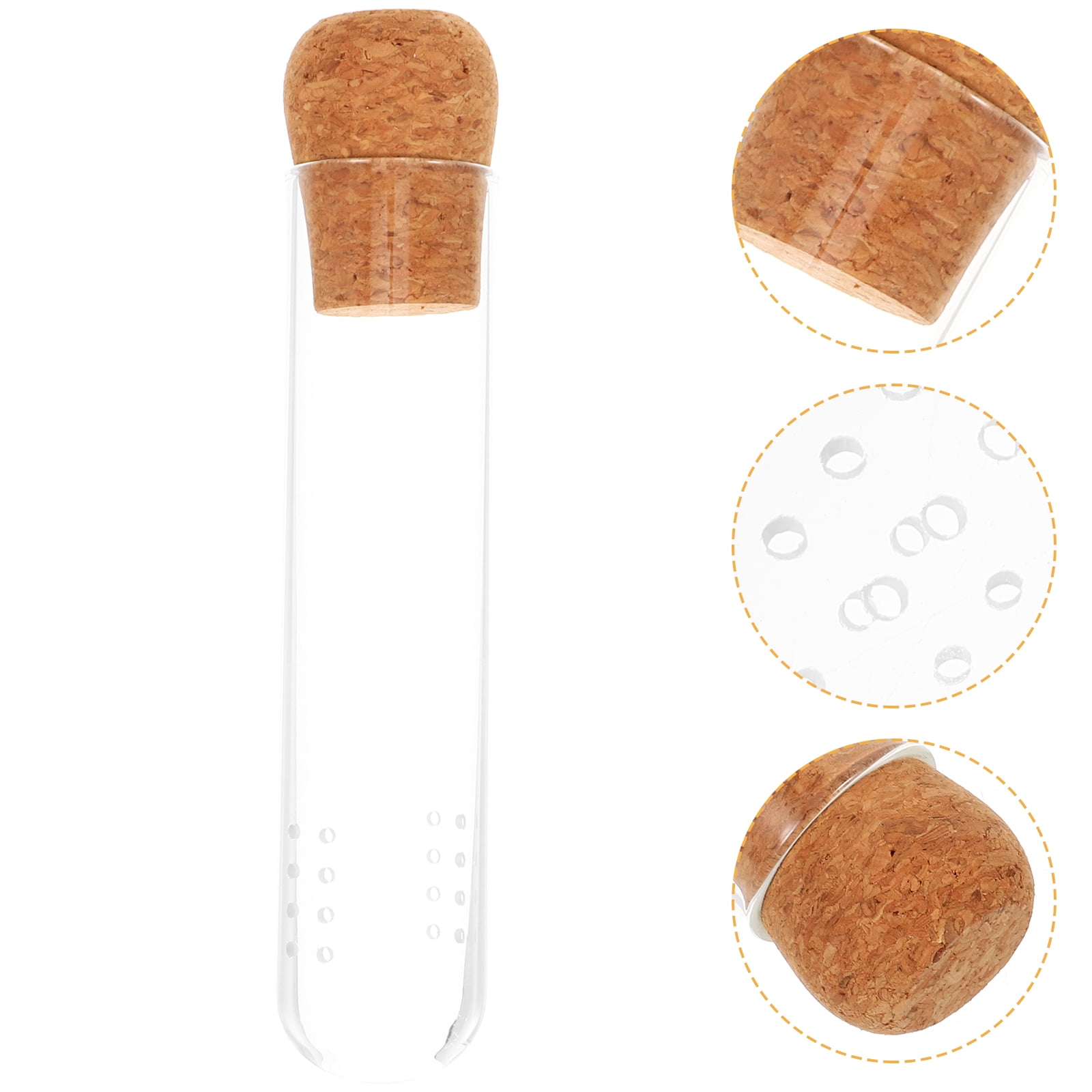 MEIBUTYUP Tea Infuser Glass Tube 1Set 5.9*1.2*1.2in - Walmart.com