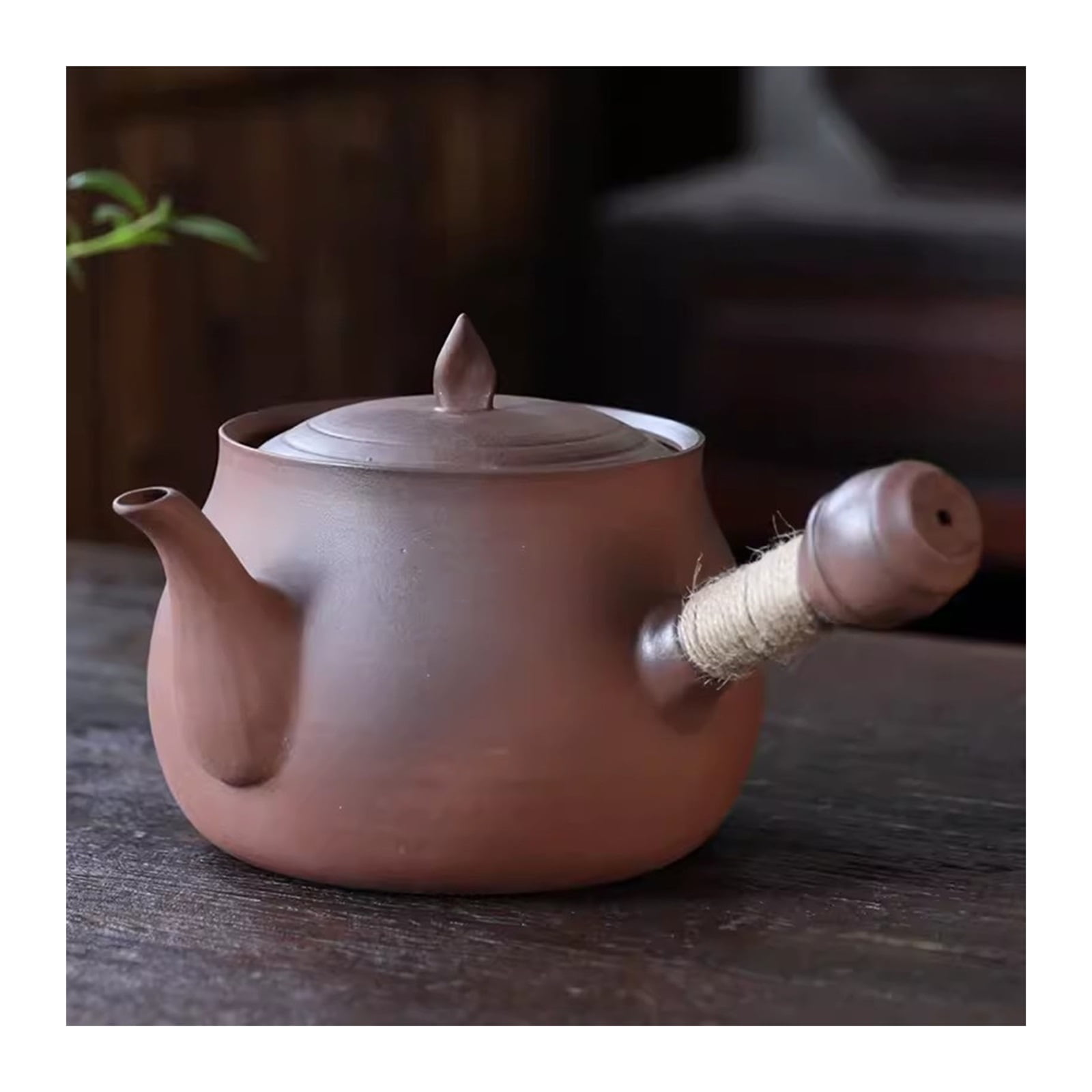 Loose Leaf Teapot A Teapot with A Lid A Charcoal Stove An Electric ...