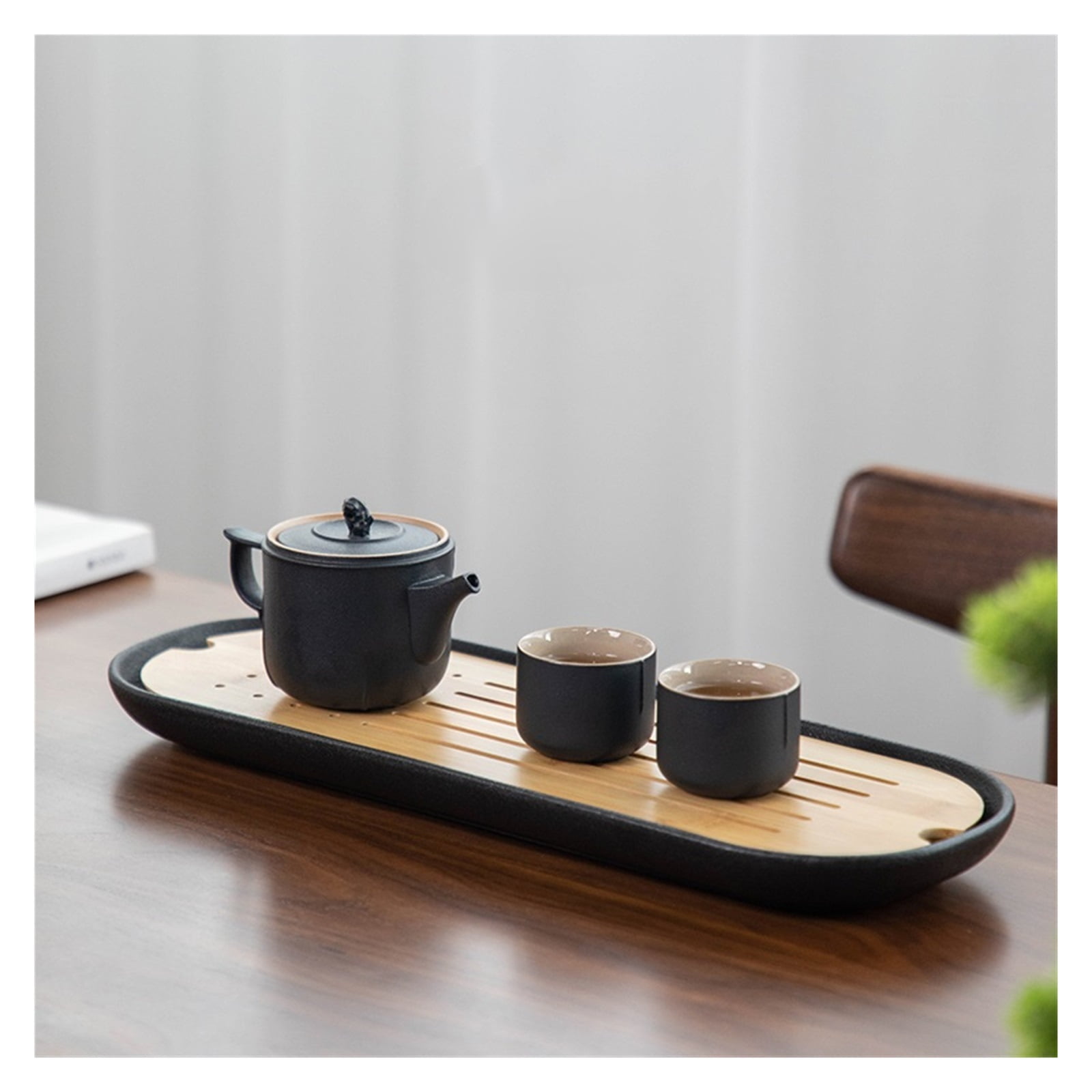 Loose Leaf Teapot Black Pottery Teapot Ceramic Household Handmade ...