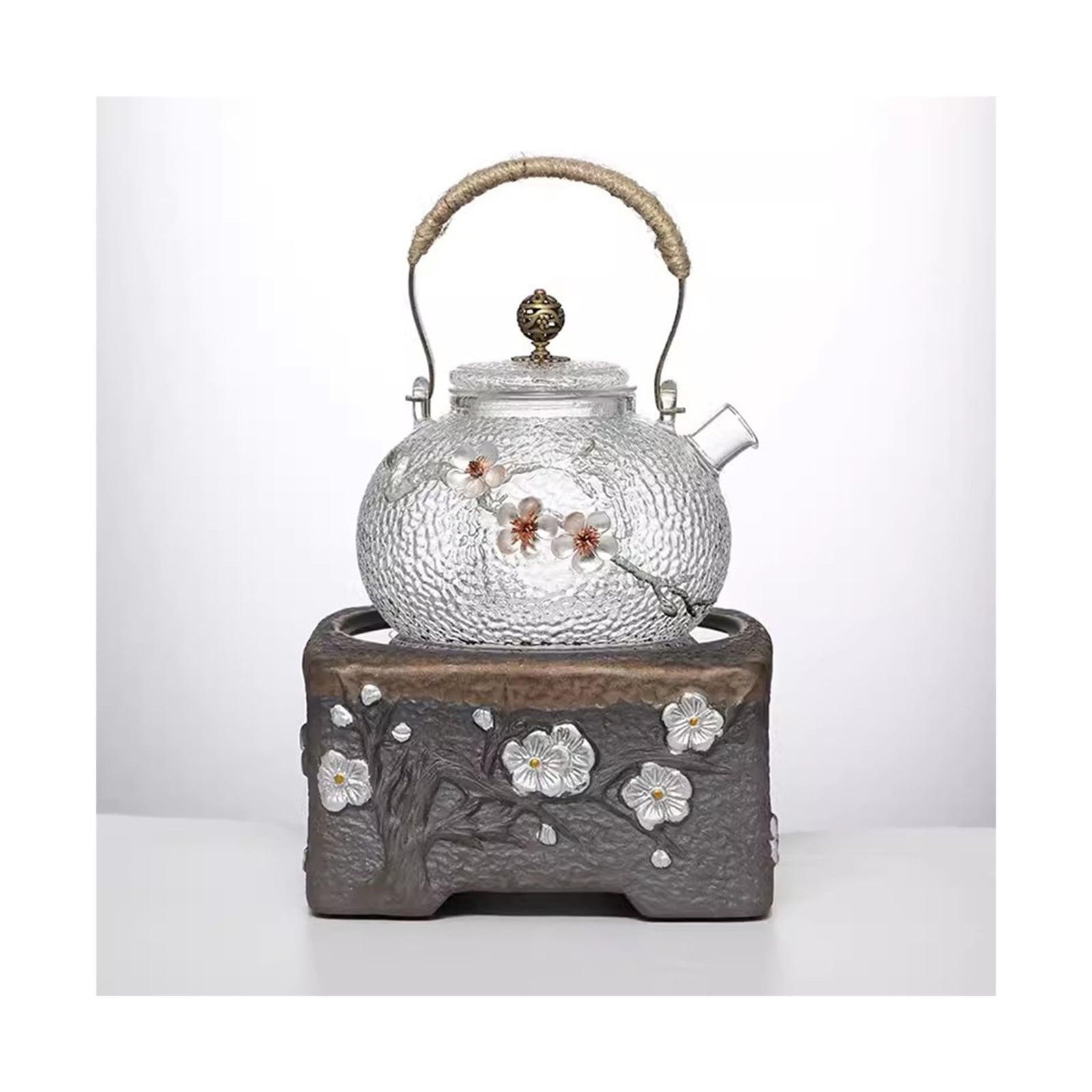 Loose Leaf Teapot Plum Blossom Hammer Pattern Tea Pot Household ...