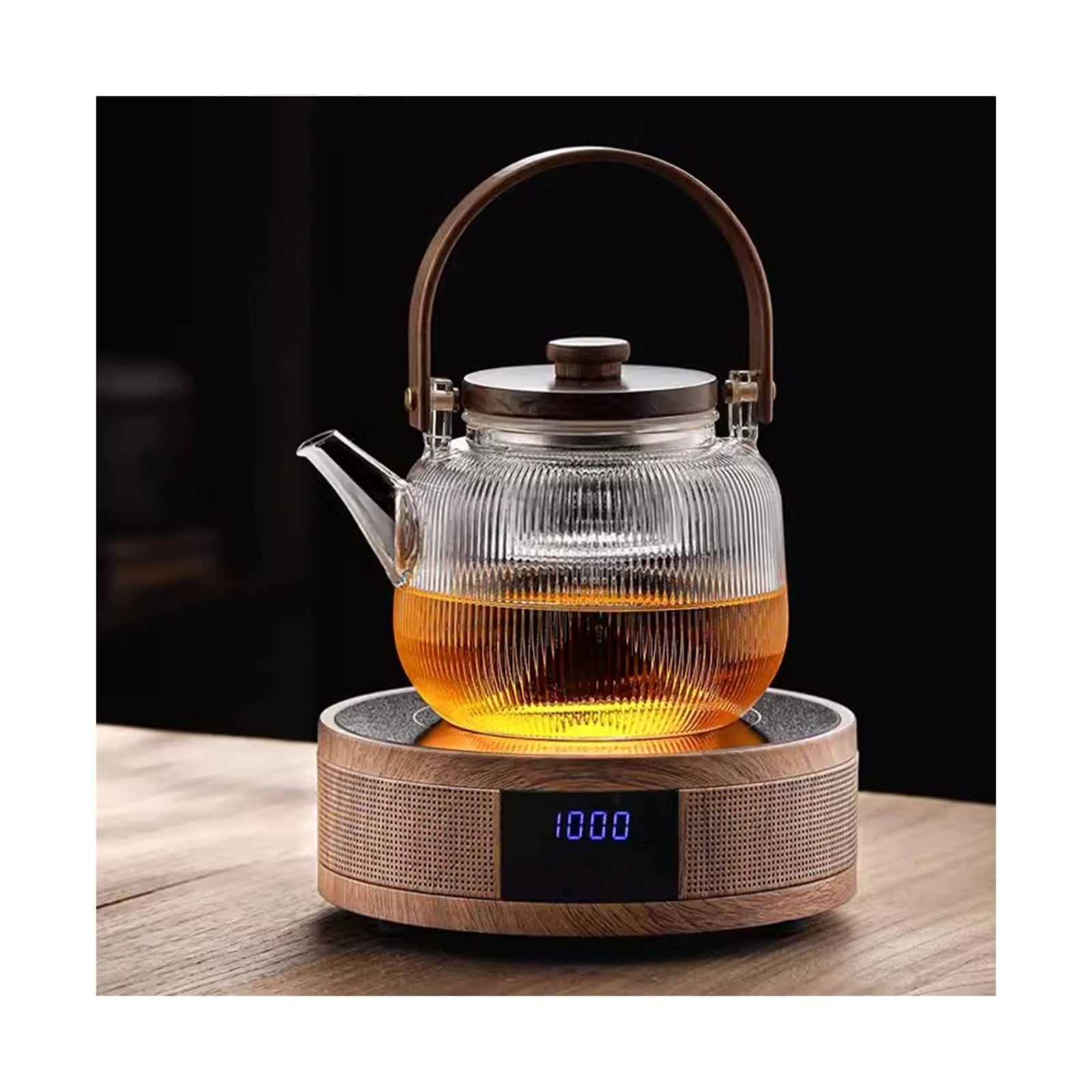 Loose Leaf Teapot Tea Maker Glass Steaming Tea Pot Brewing Tea Boiling ...