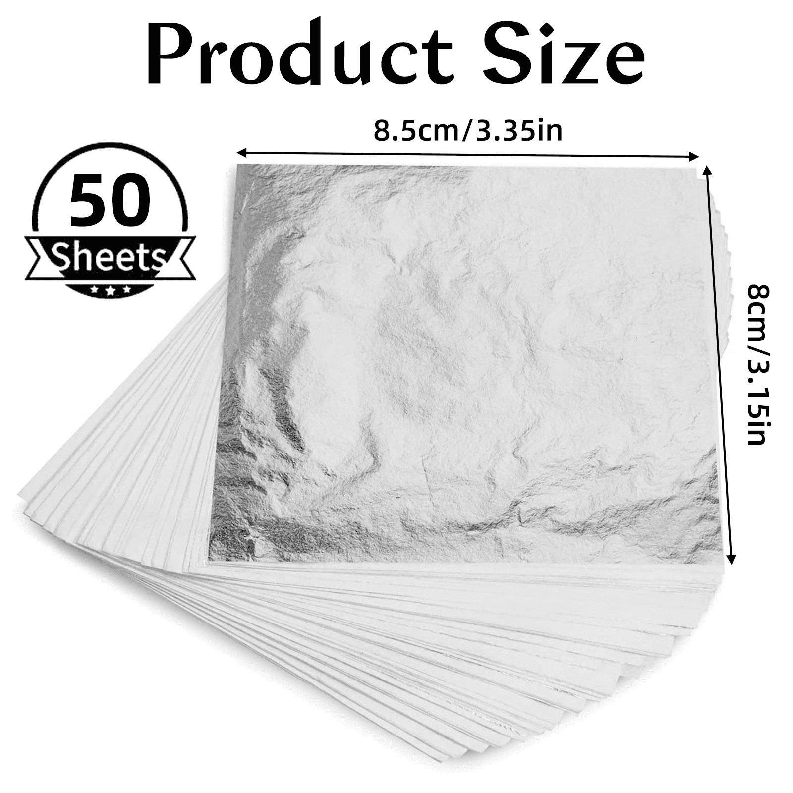 Loose Leafed Silver Leaf Sheets, Imitation Silver For Gilding Silver ...