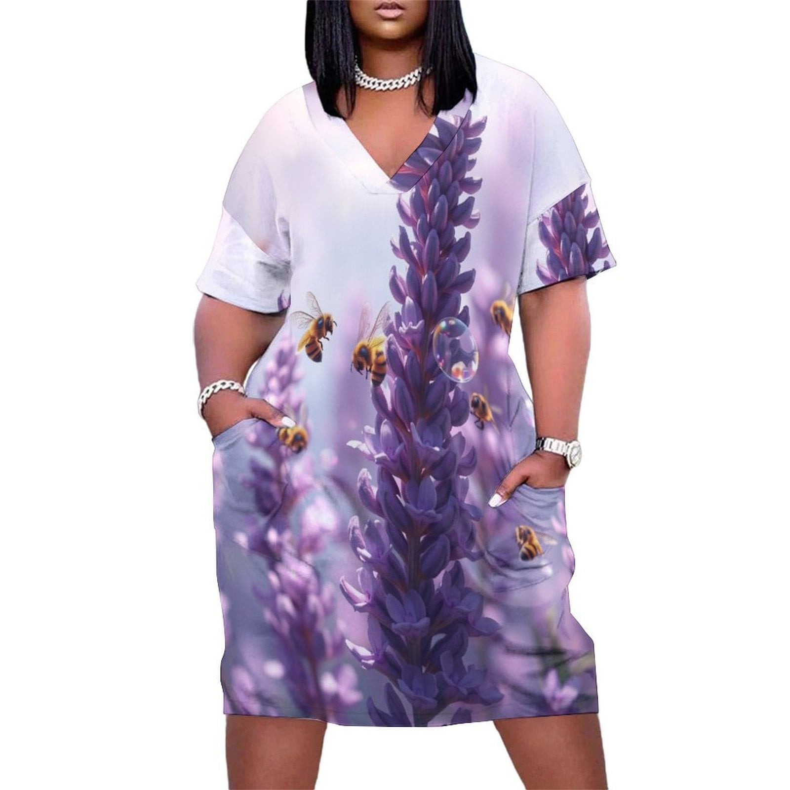 Loose Pocket Dress Lavender Dresses for Woman Dresses for Woman 2025 - Walmart.com