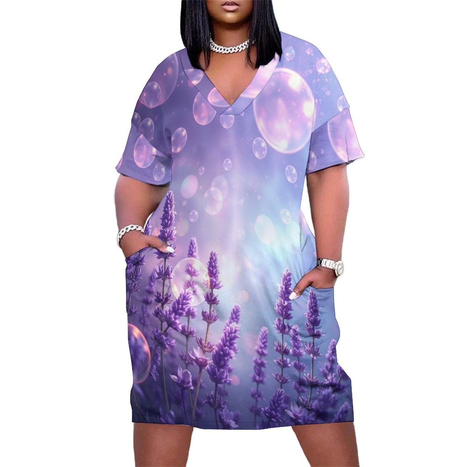Loose Pocket Dress Lavender Dresses for Woman Dresses for Woman 2025 - Walmart.com