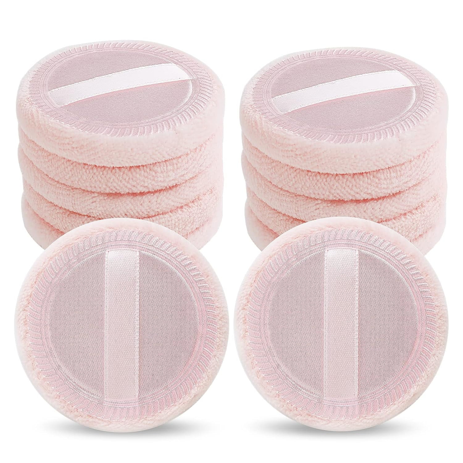 Loose Powder Puff, Pink, 12 PCS - Walmart.com