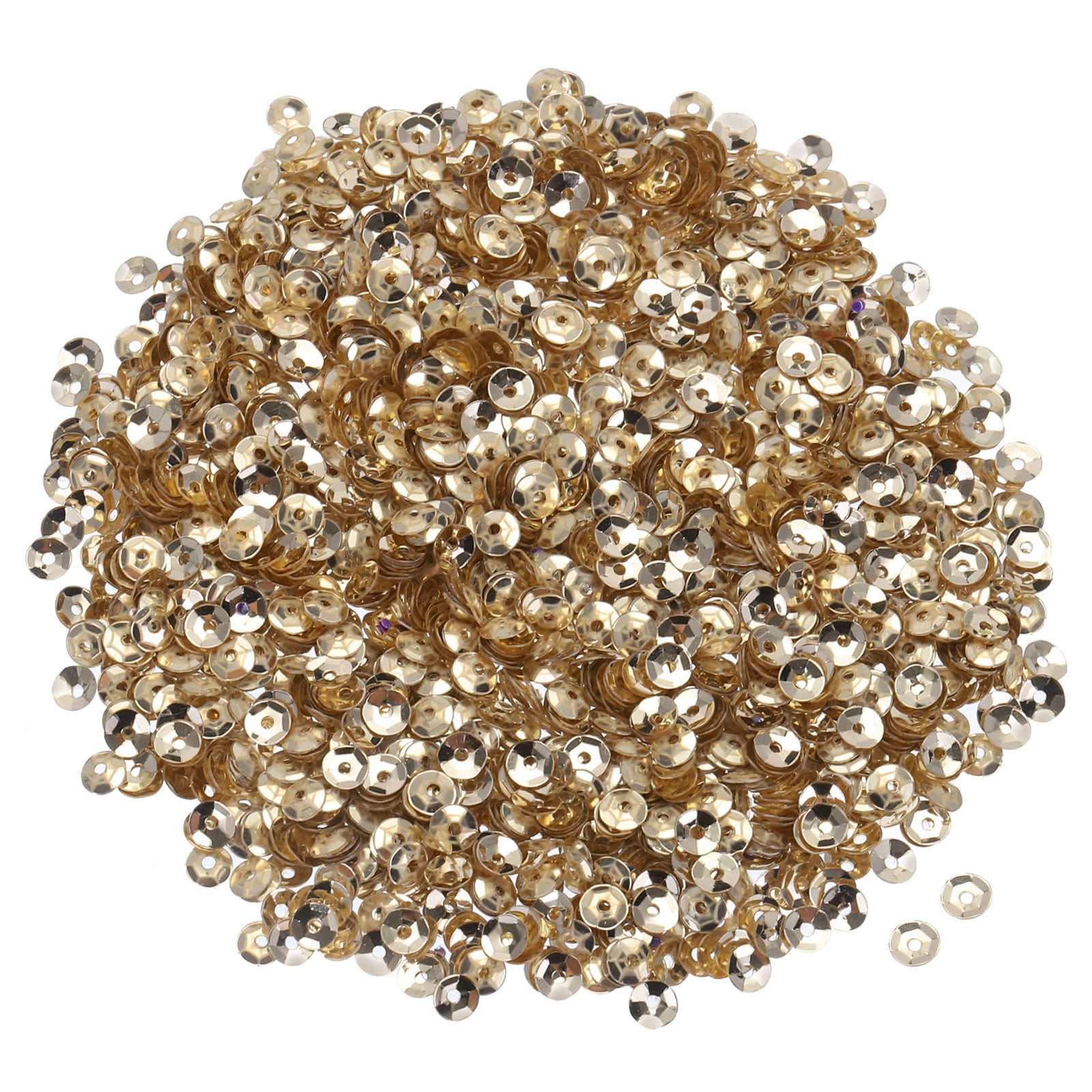 Loose Sequins 4MM Silver Backed Sequins 3000Pcs Embroidery Sequins for ...